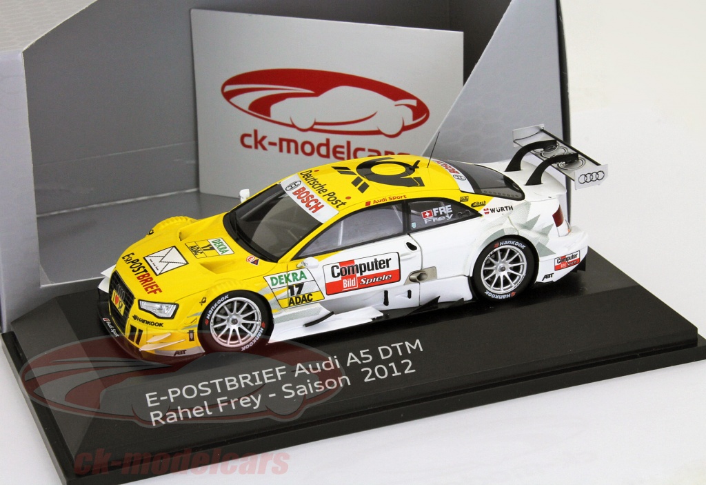 Spark 1:43 Rahal Frey Audi A5 N° 17 E-mail lettre DTM 2012 502.12.001 ...