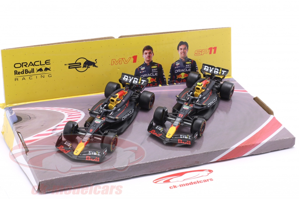 Bburago 1:43 2-Car Set Verstappen #1 & Perez #11 Formula 1 World ...