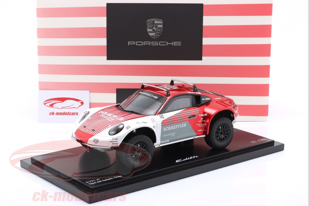 Spark 1:18 Porsche 911 Offroad Edith Altitude record Chile 2023 (6734m ...