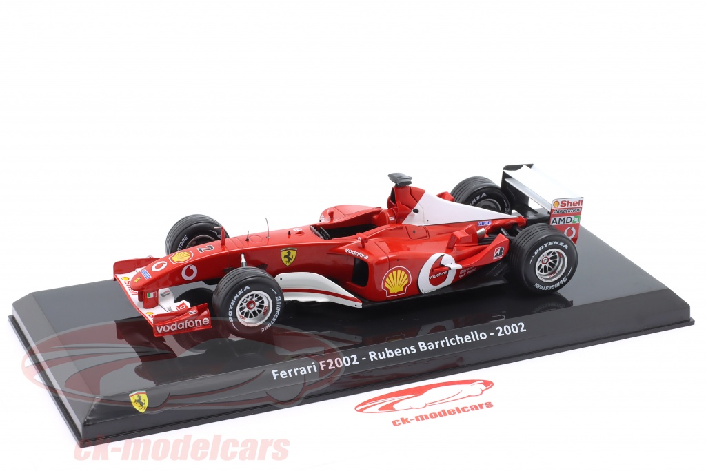 Premium Collectibles 1:24 Rubens Barrichello Ferrari F2002 #2 Formula 1 ...