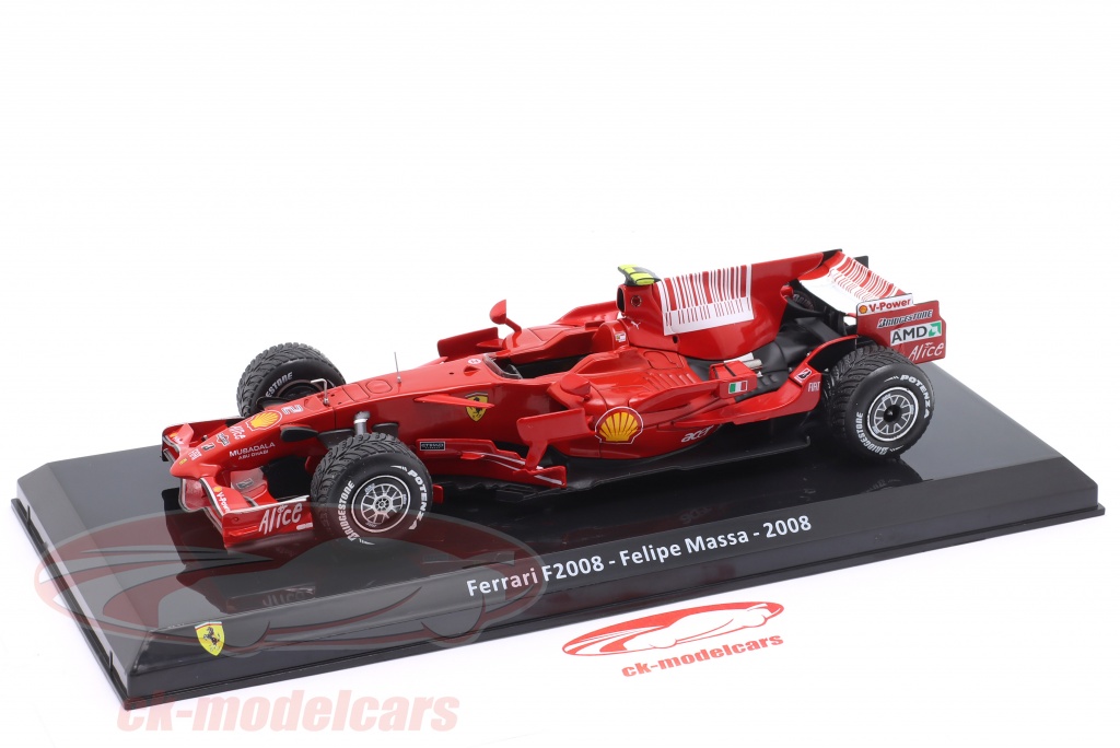 Premium Collectibles 1:24 Felipe Massa Ferrari F2008 #2 Formula 1 2008 ...
