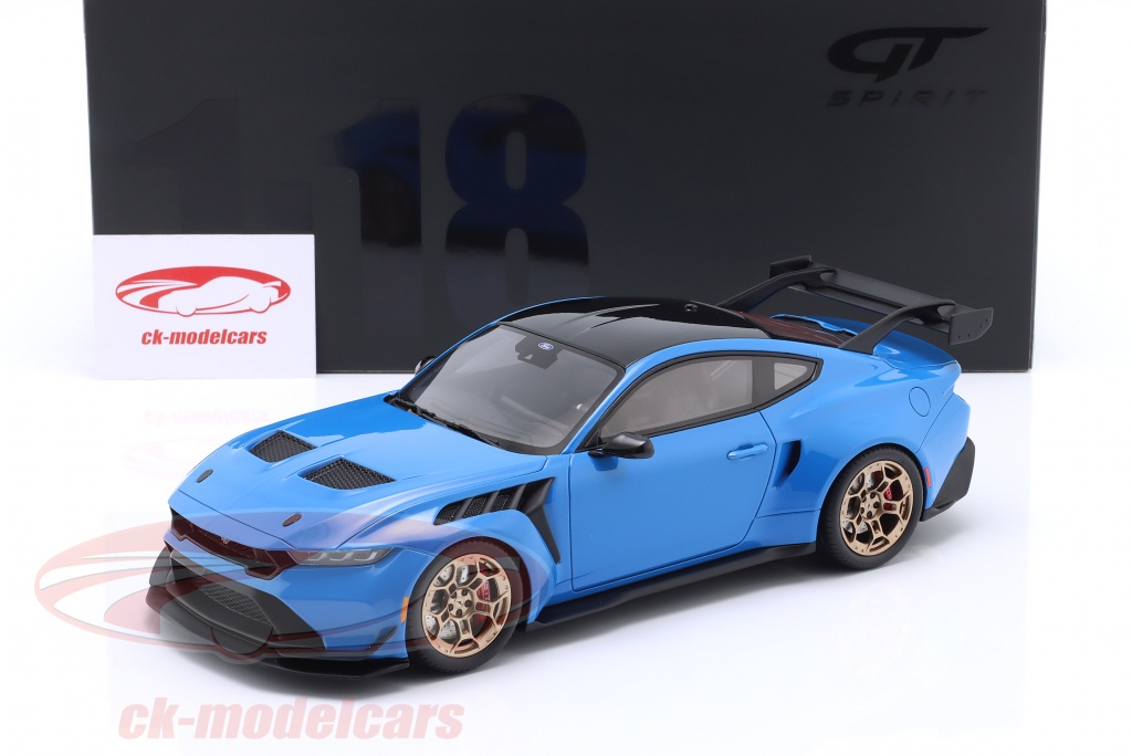 GT-SPIRIT 1:18 Ford Mustang GTD year 2024 grabber blue GT473 model car GT473 9580010314591