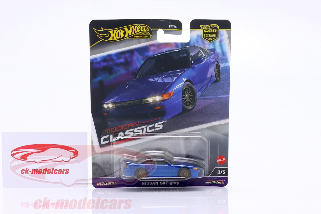 HotWheels 1:64 Nissan SilEighty blue HRV75 model car HRV75 194735186860