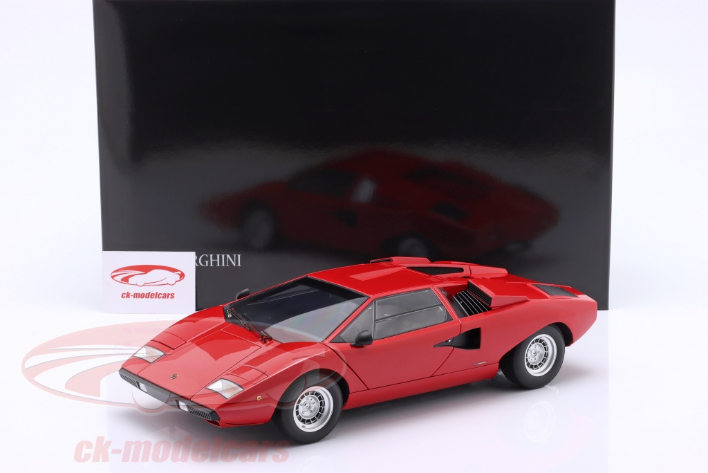 Kyosho 1:12 Lamborghini Countach LP400 year 1974 red 08611R model car ...