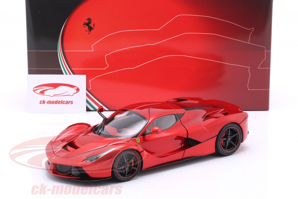 BBR Models 1:18 Ferrari LaFerrari Lewis Hamilton vermelho metálico ...