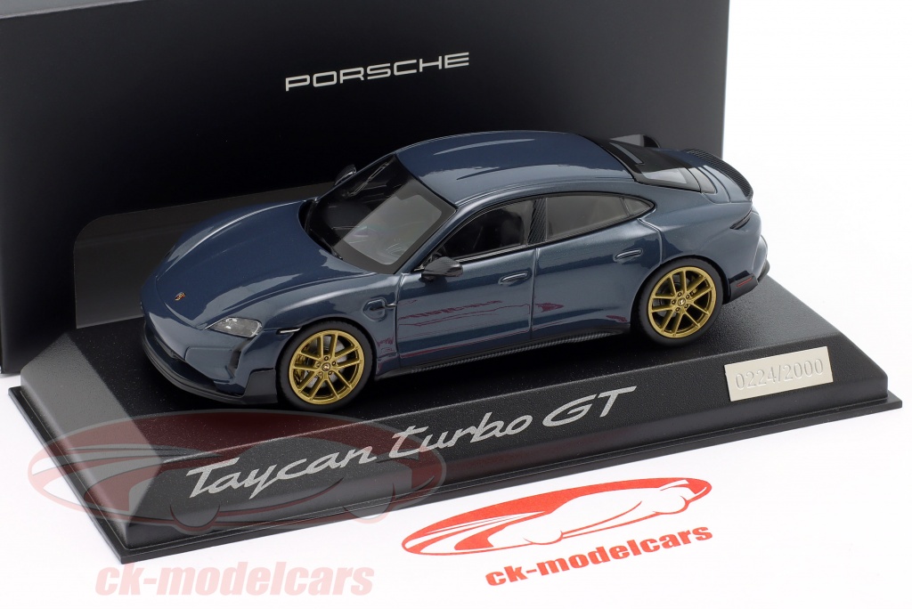 Norev 1:43 Porsche Taycan Turbo GT (J1 PA) paleblue metallic ...