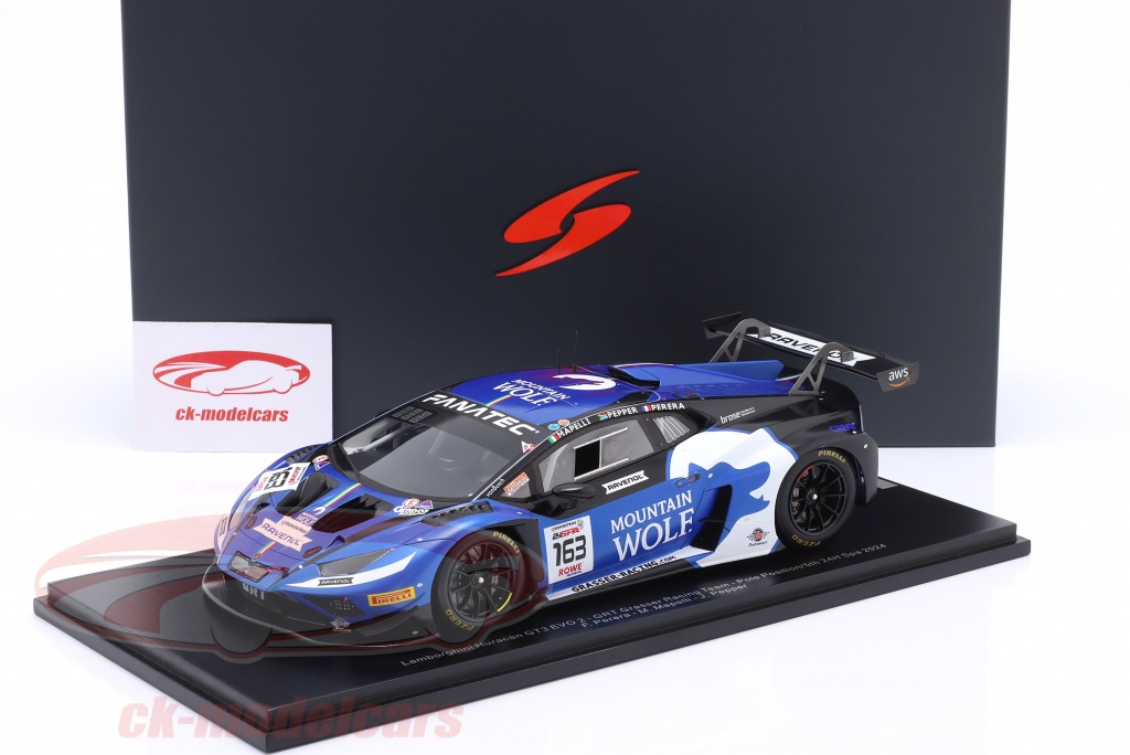 Spark 1:18 Lamborghini Huracan GT3 Evo2 #163 5-й 24h Spa 2024 GRT ...