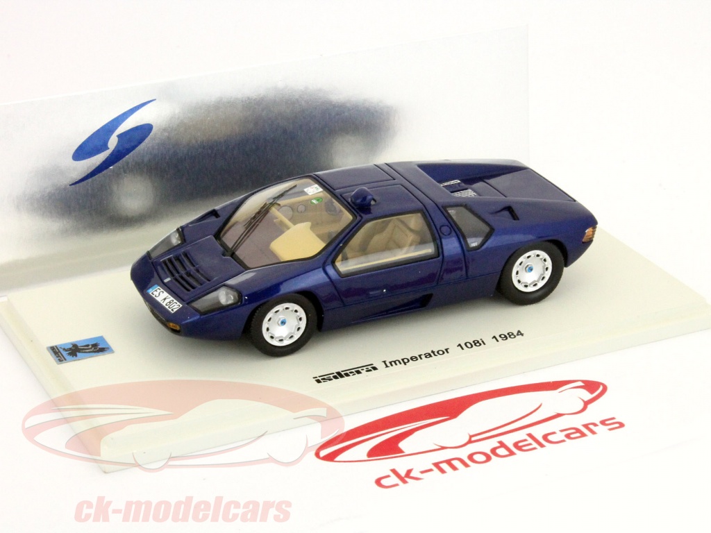 Spark 1:43 Isdera Imperator 108i 1984 dark blue S2230 模型 汽车 S2230 ...