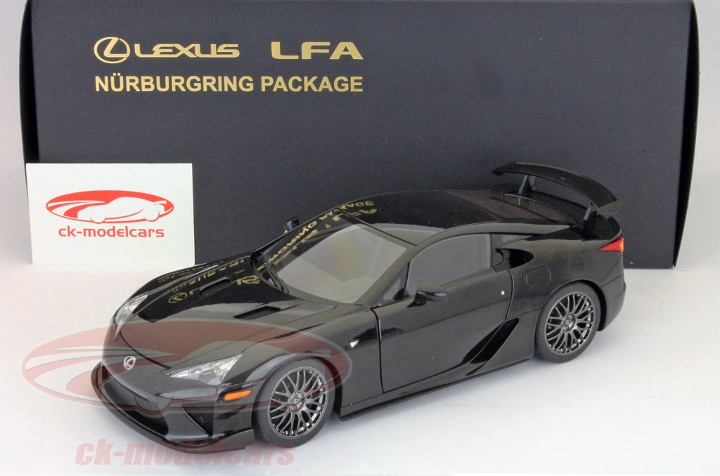AUTOart 1:18 Lexus LFA Nürburgring 2011 black 78838 model car 78838 ...