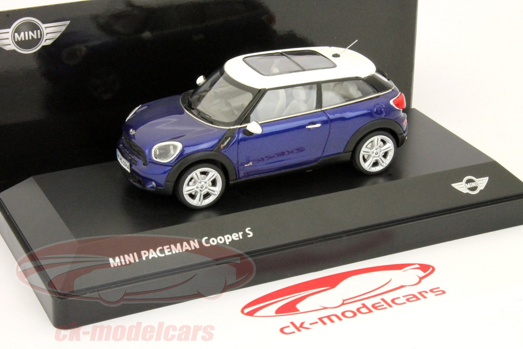 ParagonModels 1:43 Mini Cooper Paceman dark blue with white roof ...