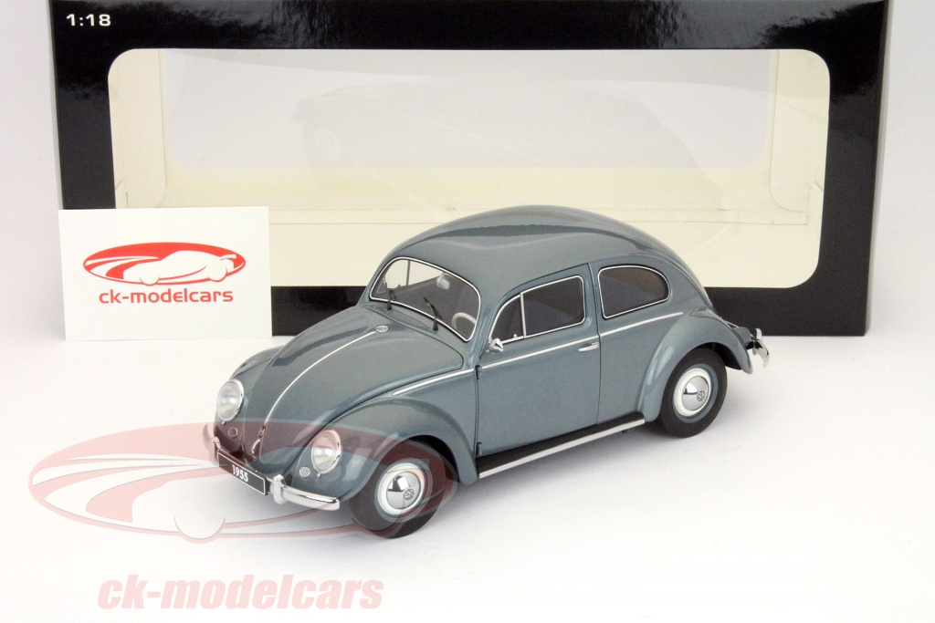 AUTOart 1:18 Volkswagen VW Käfer 1200 Baujahr 1955 stratos silber 79779 ...
