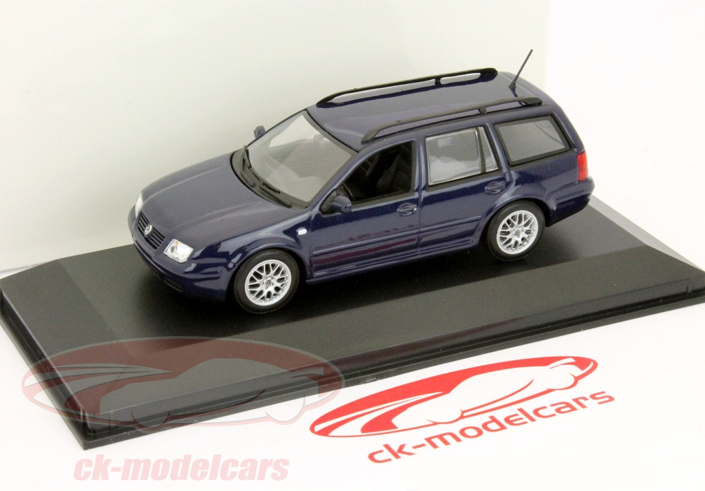 Minichamps 1:43 Volkswagen Bora model 2001 dark blue CK9991348 model ...