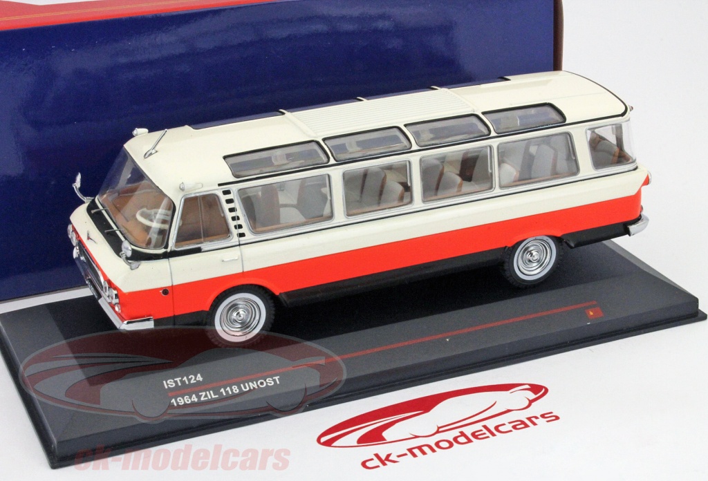 Ixo 1:43 ZIL 118 Unost year 1964 white / red / black IST IST124SP model ...