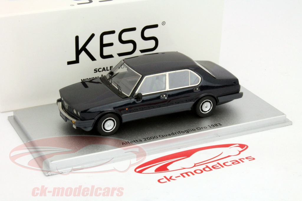 KESS 1:43 Alfa Romeo Alfetta 2000 Year 1983 dark blue KE43000010 model ...