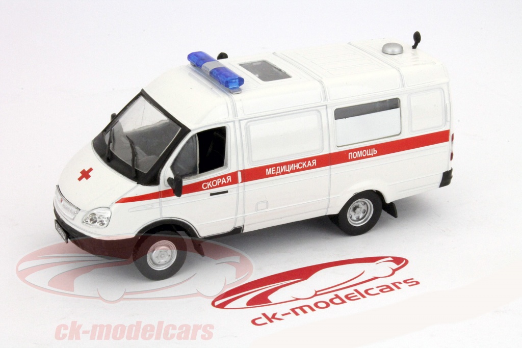 Altaya 1:43 GAZ 32214 Ambulance RUS08 model car RUS08