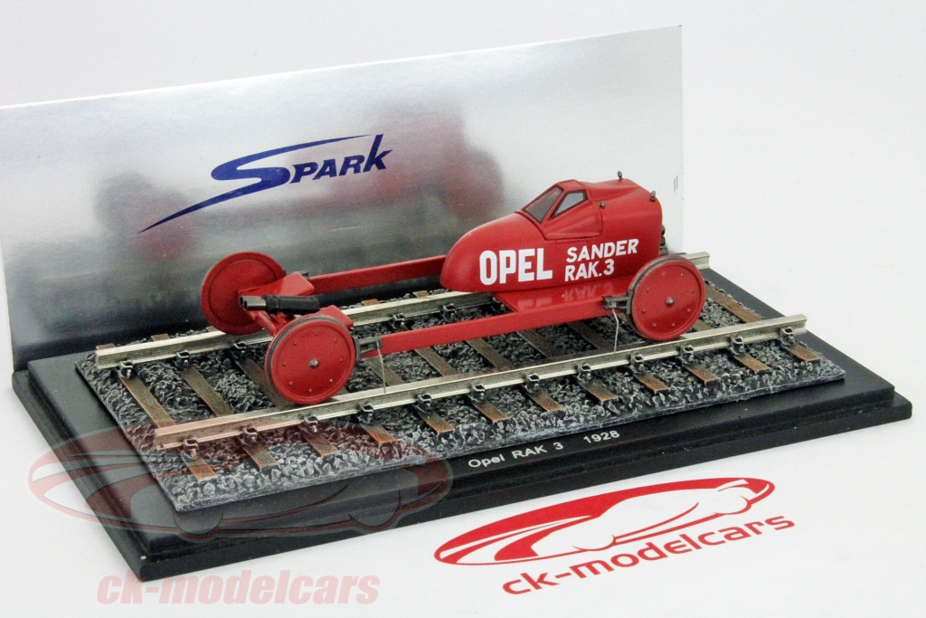 Spark 1:43 Opel RAK 3 Year 1928 red S0822 model car S0822 9580006908223