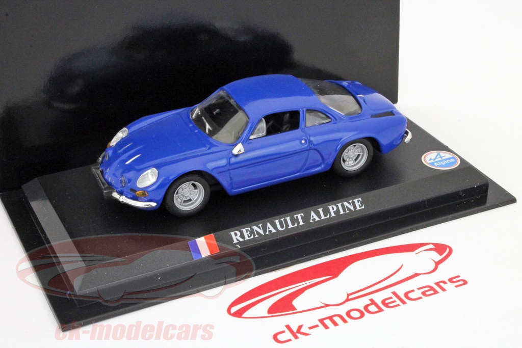 Altaya 1:43 Renault Alpine year 1971 blue STR/94 model car STR/94