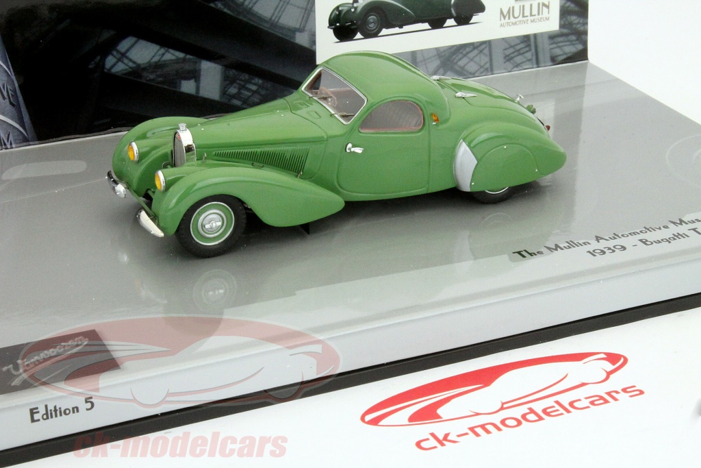 Minichamps 1:43 Bugatti Type 57C Jaar 1939 groen 437110120 model auto ...