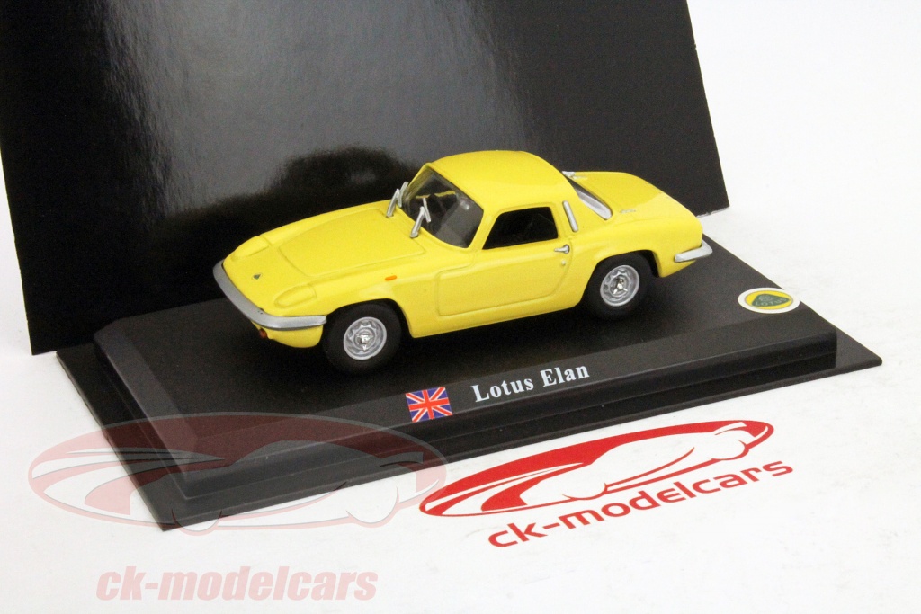 Altaya 1:43 Lotus Elan yellow STR/91 model car STR/91