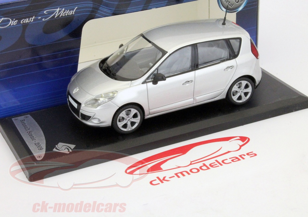 Solido 1:43 Renault Scenic Year 2009 silver 421433300 model car ...
