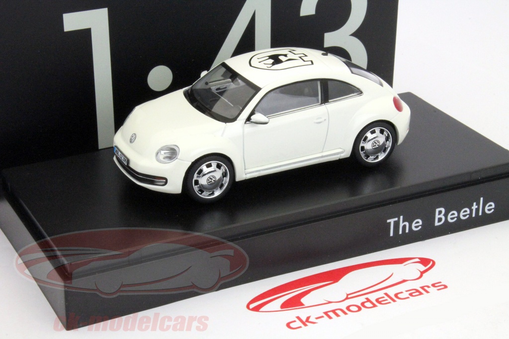 Schuco 1:43 Volkswagen VW Beetle bras en blanc 5C1.099.300.C.B9A modèle ...
