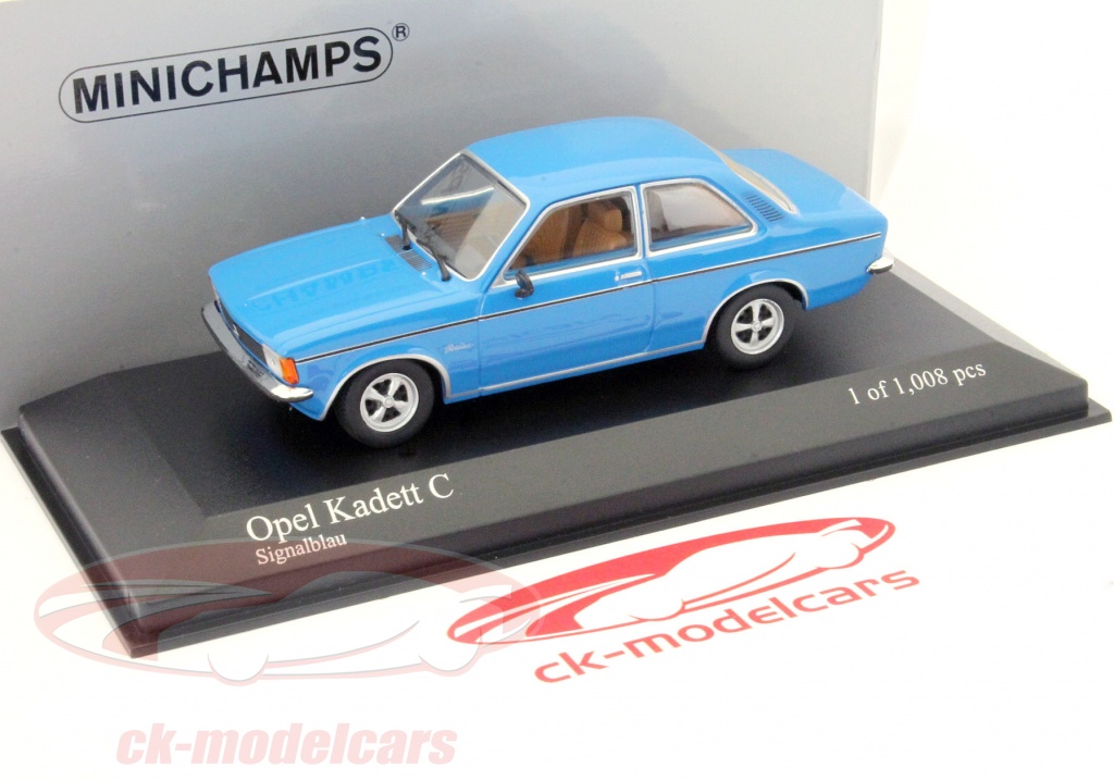 Minichamps 1:43 Opel Kadett C Berlina 1978 signal blue 400048101 model ...