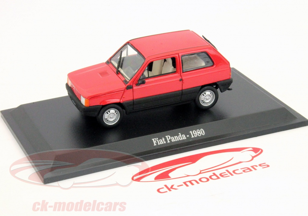 Altaya 1:43 Fiat Panda Year 1980 red CK9991843 model car CK9991843