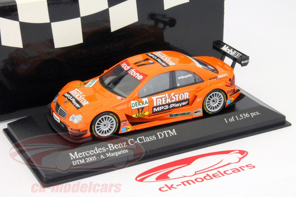 Minichamps 1:43 A. Margaritis Mercedes Benz C-Class DTM #17 DTM 2005 ...