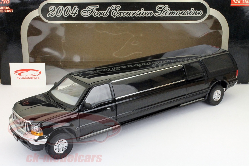 Sun Star Models 1:18 Ford Excursion Limousine 2002 black 3931 model car ...