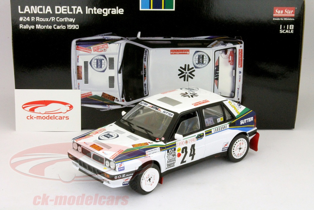 Sun Star Models 1:18 Lancia Delta HF Integrale #24 Rally Monte Carlo ...