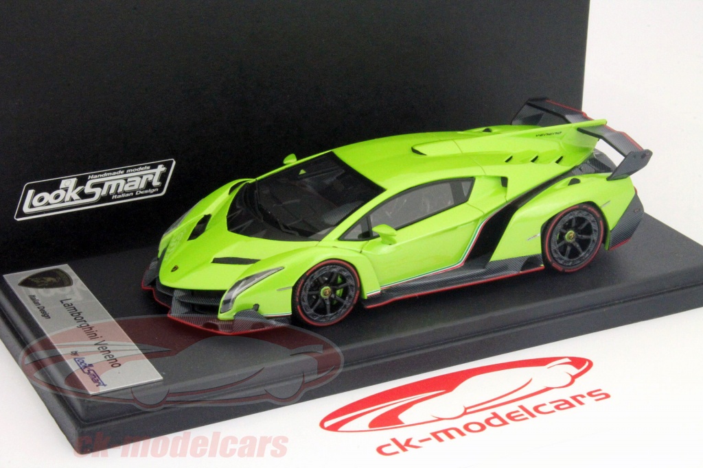LookSmart 1:43 Lamborghini Veneno Geneva Motor Show 2013 green LS409B ...