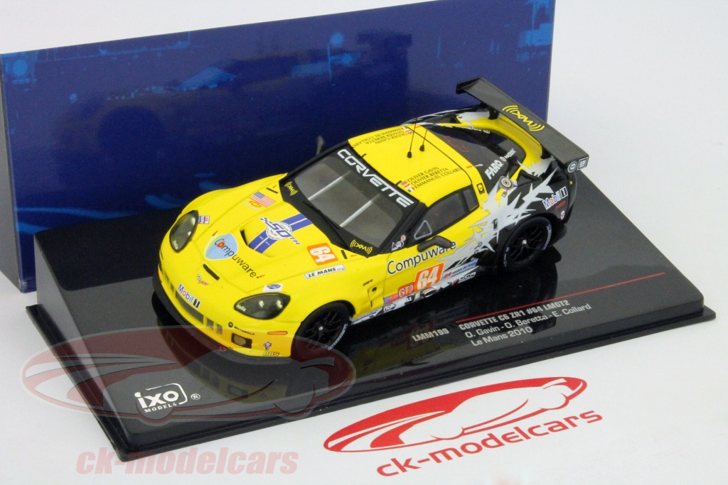 Ixo 1:43 C6 Corvette ZR1 LMGT2 #64 24h Le Mans 2010 Gavin, Beretta ...