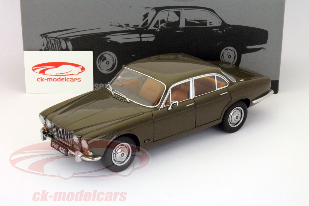 ParagonModels 1:18 Jaguar XJ6 série 1 4.2 RHD 1968 sable brun 2011004 ...