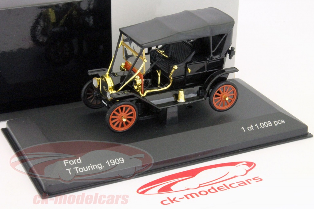 WhiteBox 1:43 Ford Model T Touring Year 1909 black WB035 model car ...