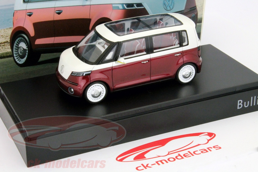 Premium Classixxs 1:43 Volkswagen VW Bulli concept car 2011 red 7E9.099 ...