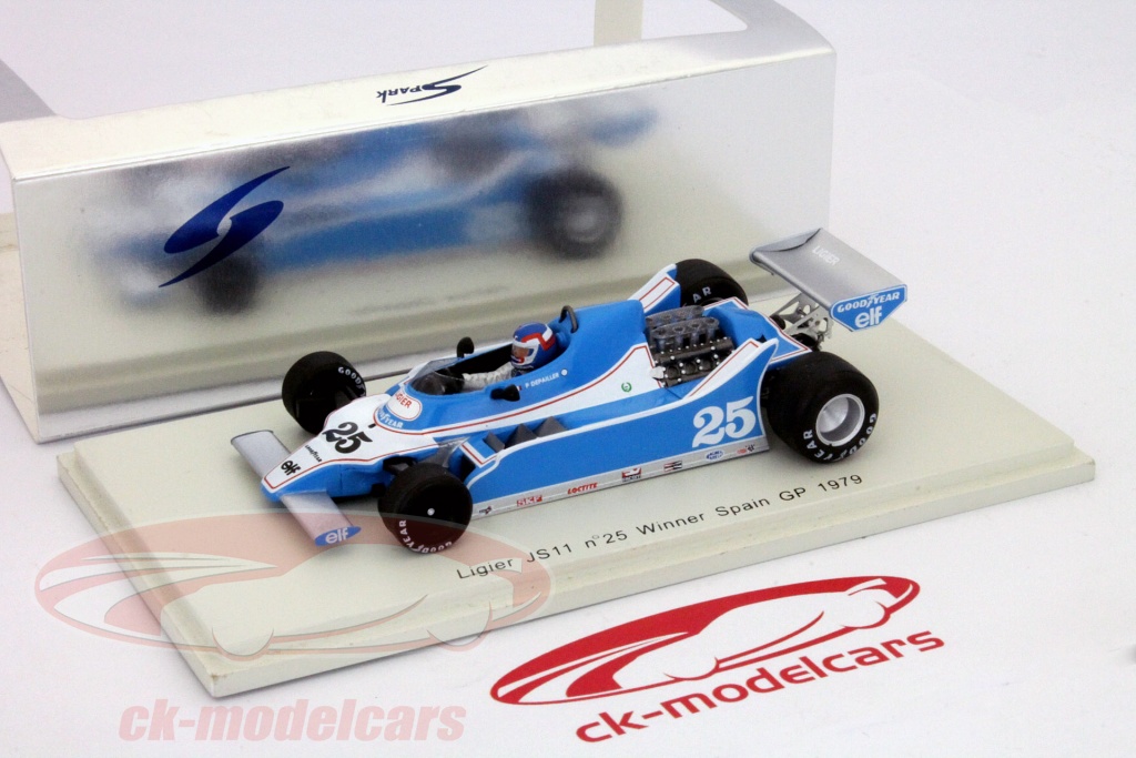 Spark 1:43 P. Depailler Ligier JS11 #25 Winner GP Spain Formula 1 1979 ...
