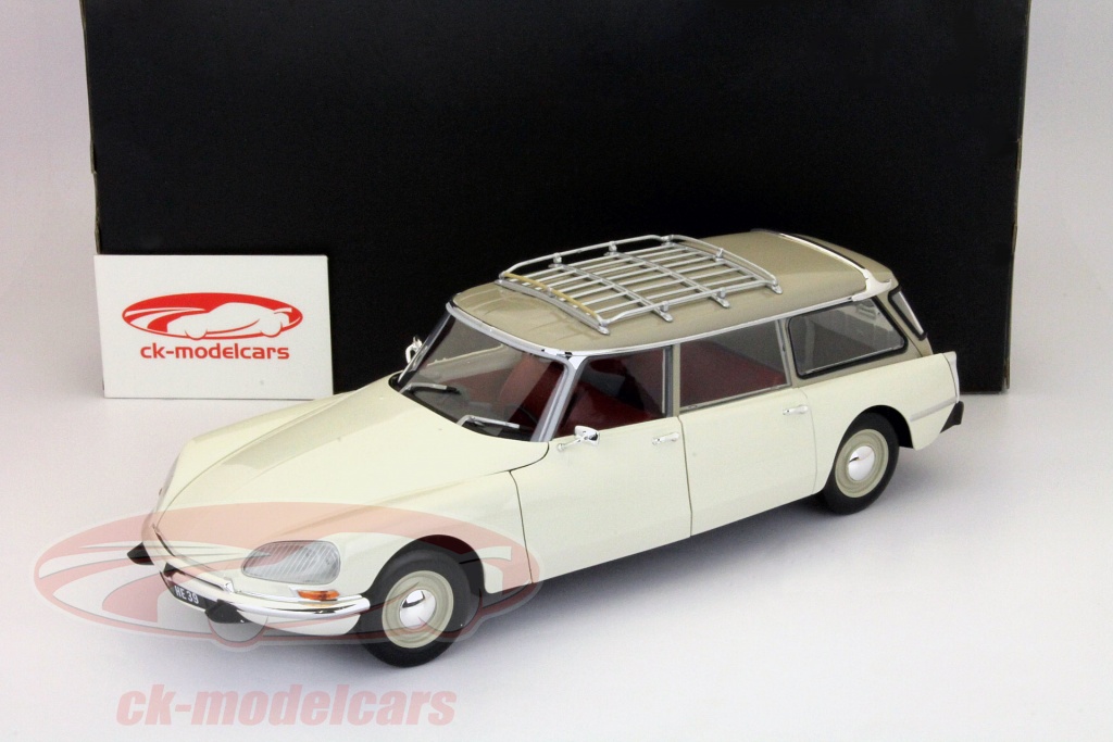 Norev 1:18 Citroen Break 21 year 1970 white 181590 model car 181590 ...