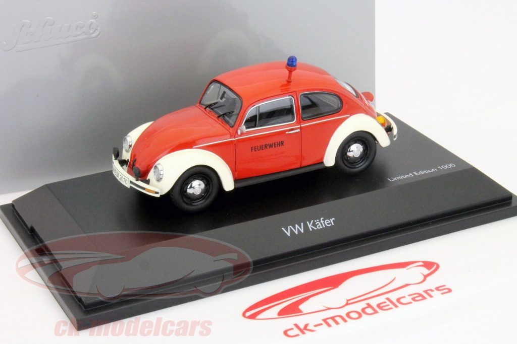 Schuco 1:43 Volkswagen VW Beetle 1200 Fire 450387300 model car ...
