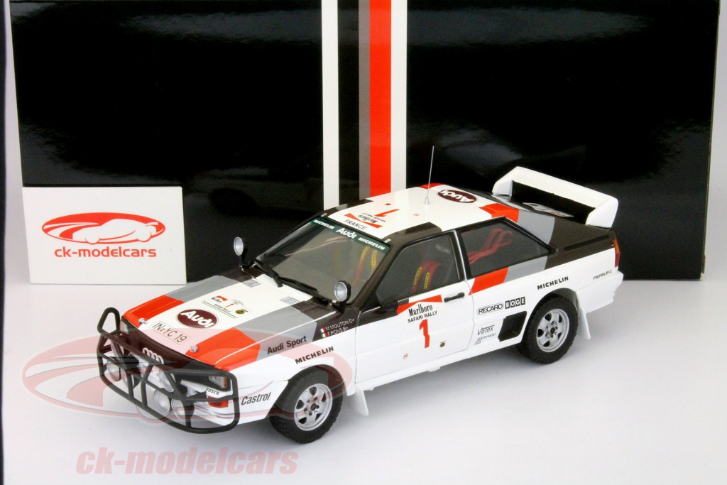 Sun Star Models 1:18 Audi A1 Quattro #1 3rd Safari Rally 1983 M ...