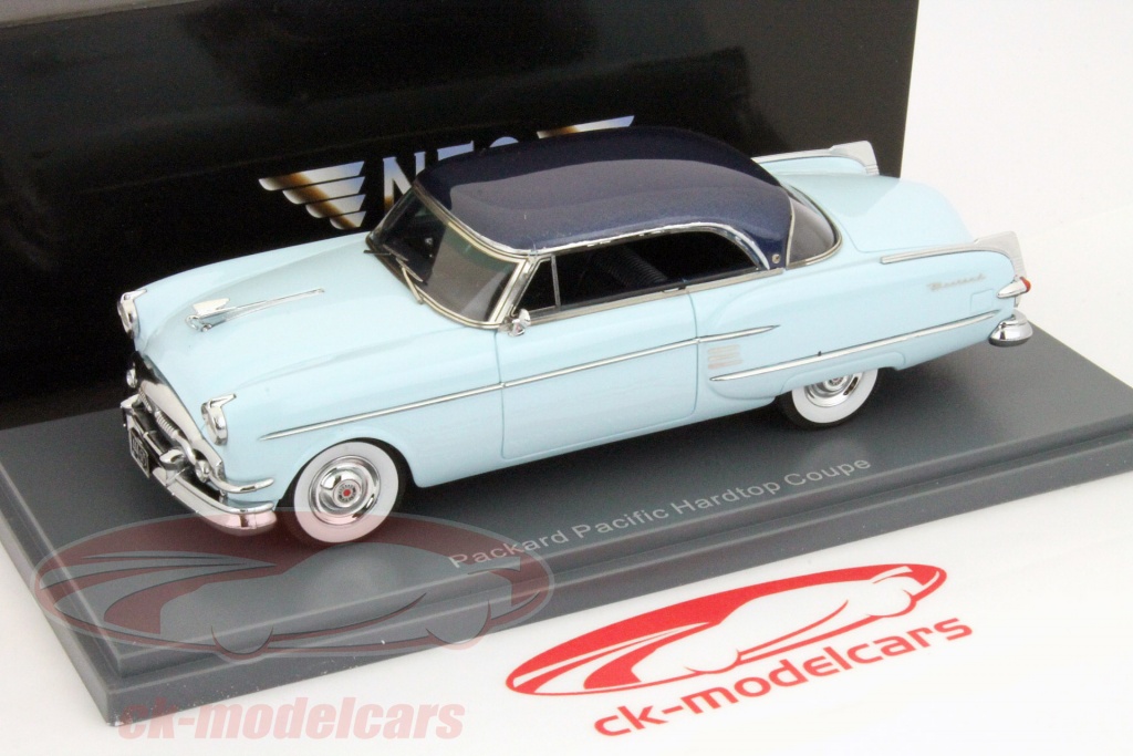 Neo 1:43 Packard Pacific Hardtop Coupe blue NEO44675 model car NEO44675 ...