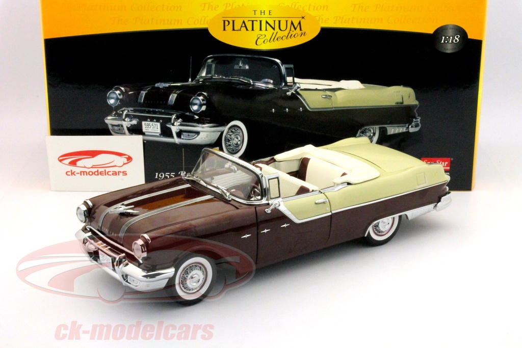 Sun Star Models 1:18 Pontiac Star Chief Convertible 1955 brown / beige ...