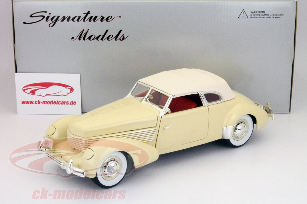 Signature Models 1:18 Cord 810 year 1936 beige 18108 model car 18108 ...