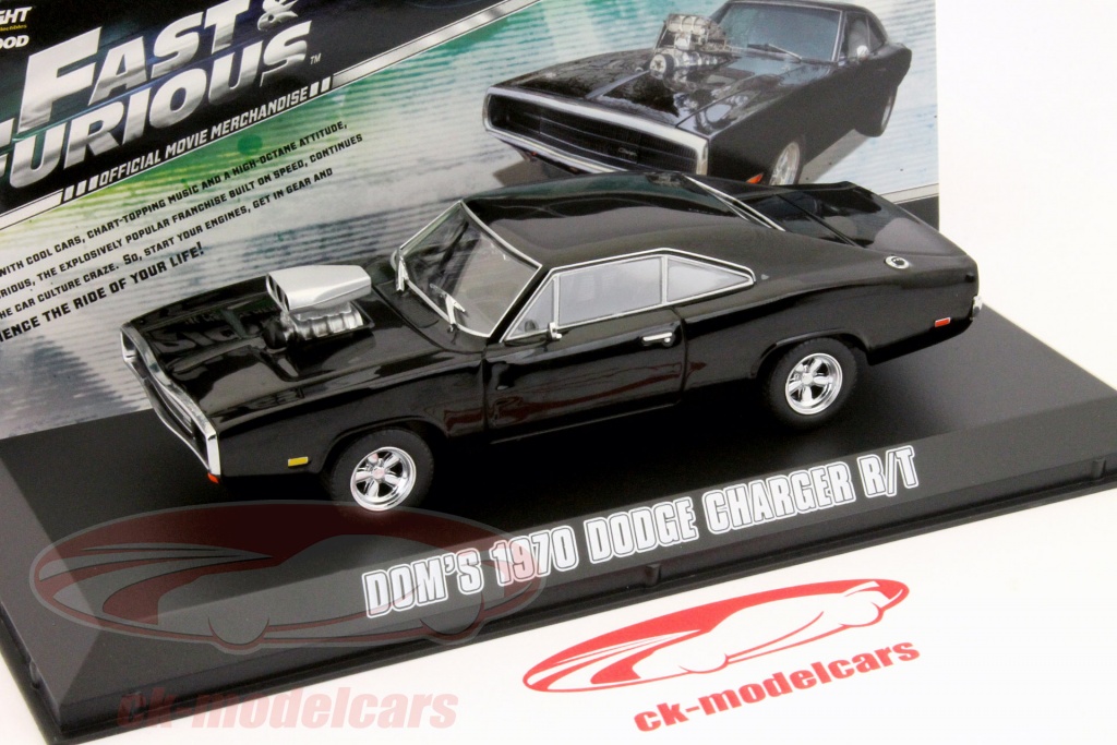 Greenlight 1:43 Dodge Charger R/T Moviecar Fast and Furious Year 1970 ...