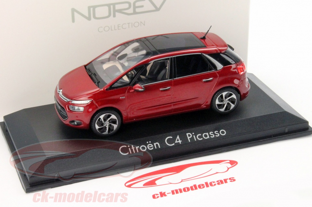 norev-1-43-citroen-c4-picasso-baujahr-2013-rot-159956-modellauto-159956