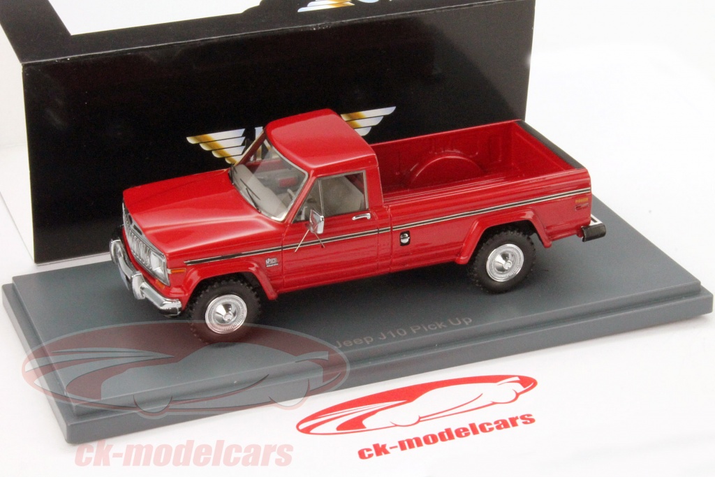 Neo 1:43 Jeep J10 Pick-up red NEO44635 model car NEO44635 0874250446358