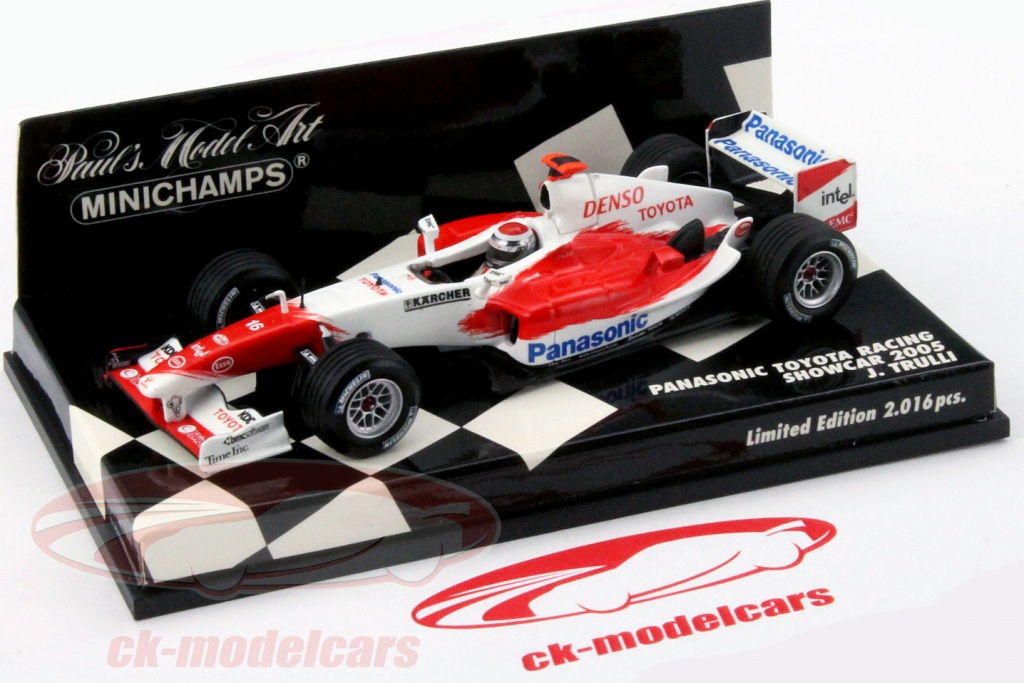 Minichamps 1:43 J. Trulli Panasonic Toyota Racing Showcar Formula 1 ...