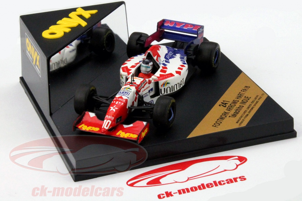 Onyx 1:43 T. Inoue Footwork Arrows Hart FA16 #10 Formula 1 1995 241 ...