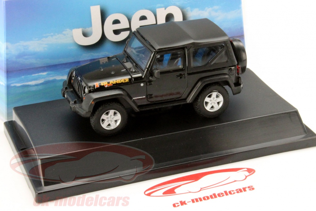 Greenlight 1:43 Jeep Wrangler Islander Year 2010 black 86048 model car ...