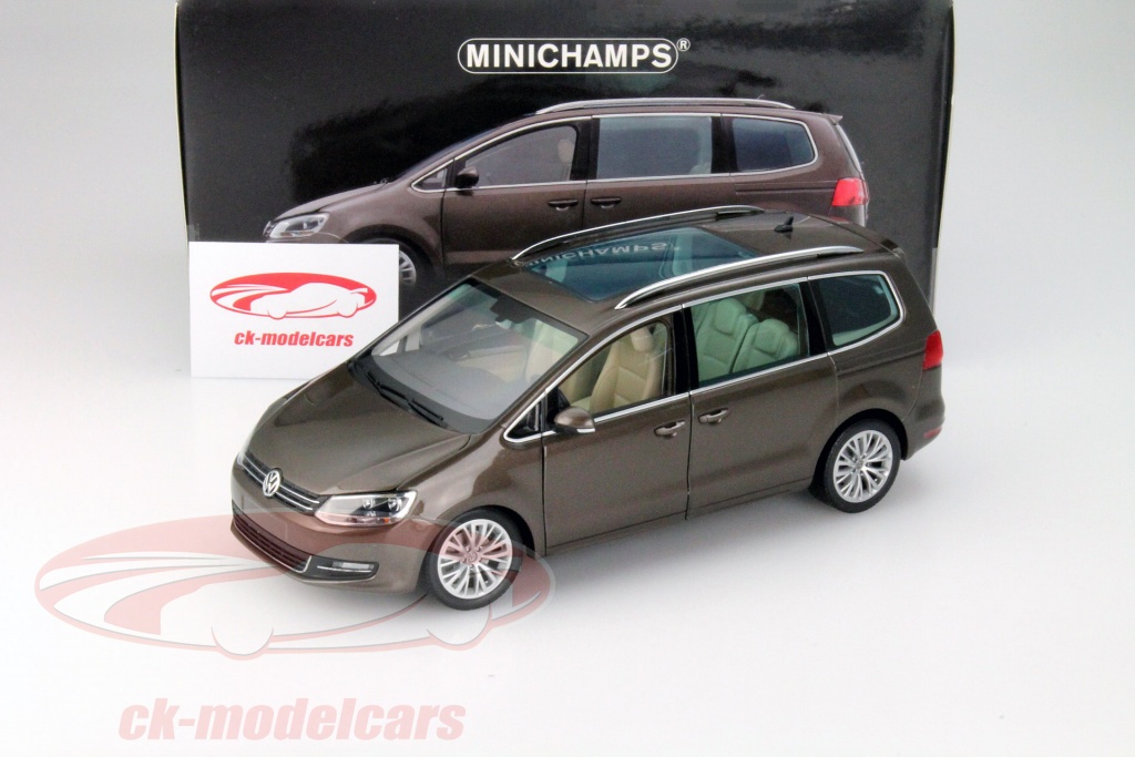 Minichamps 1:18 Volkswagen VW Sharan Year 2010 brown metallic 110051001 ...