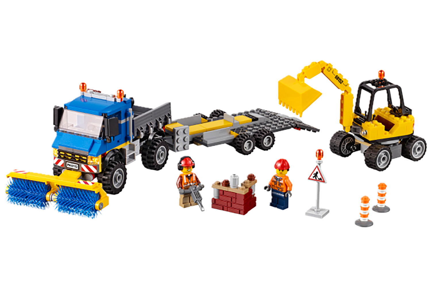 LEGO® City Straßenreiniger und Bagger 60152 model car 60152 5702015865982